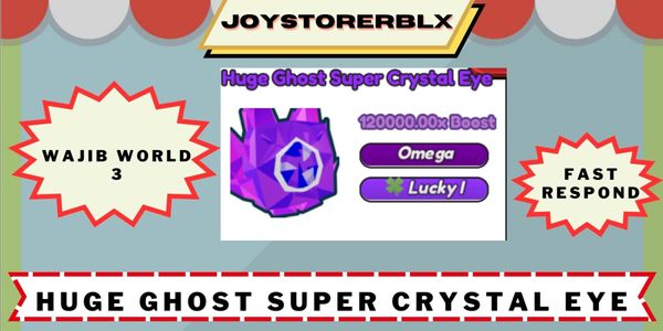 Beli Item (World 3) Void Huge Ghost Super Crystal Eye (120K Boost) | Arm Wrestle Simulator ...