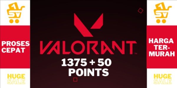 Beli Top Up 1375 Points Valorant Terlengkap dan Termurah Oktober 2024 2461519 | itemku