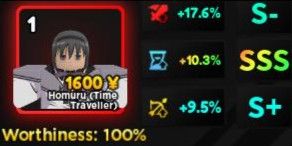 Beli Item Homuru (Time Traveler) Evo SSS Range - Anime Adventure Roblox ...