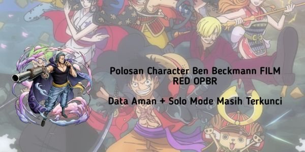 Beli Akun Polosan Character Ben Beckmann FILM RED OPBR One Piece Bounty ...