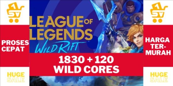 Beli Top Up 1830 Wild Cores League of Legends: Wild Rift Terlengkap dan Termurah April 2025 ...