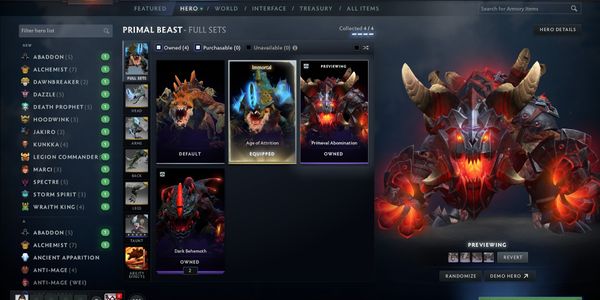 Beli Item Gift Primeval Abomination (Set Primal Beast) Collector Cache ...