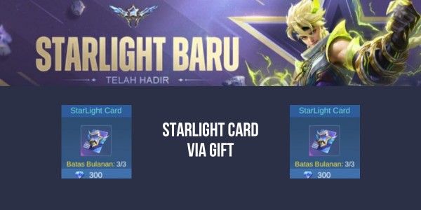 Buy Gift Item (7 Days) StarLight Card Mobile Legends 2447330 | itemku
