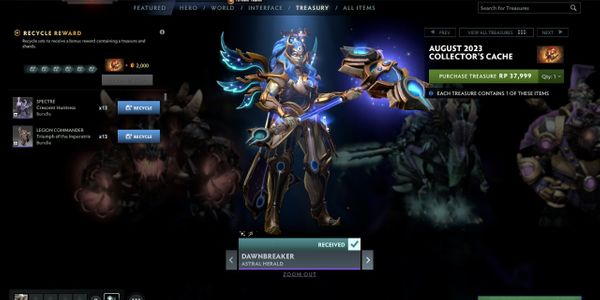 Buy Item Gift Astral Herald (Dawnbreaker Collector Cache 2023) Dota 2 ...