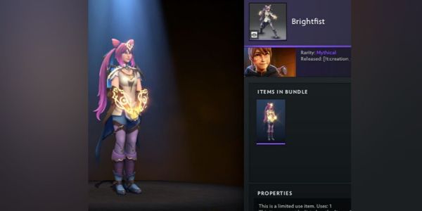 Beli Item Gift Brightfist Marci Collector's Cache 2023 Dota 2 ...