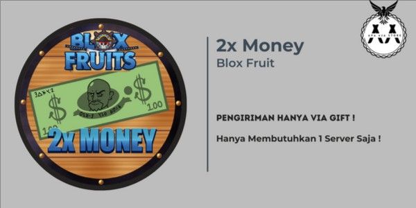 Buy Gamepass 2x Money Blox Fruits Roblox 2494339 | itemku