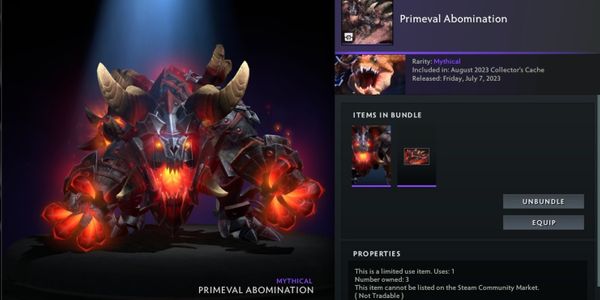 Beli Item Gift Primeval Abomination (Primal Beast Set) Collector Cache ...
