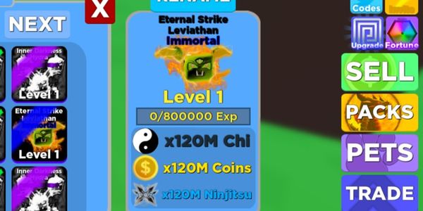 Buy Item Eternal strike leviathan ninja legends Roblox 2481161 | itemku