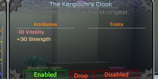 Buy Item The Kenpachi Cloak | Peroxide Roblox 2500002 | itemku