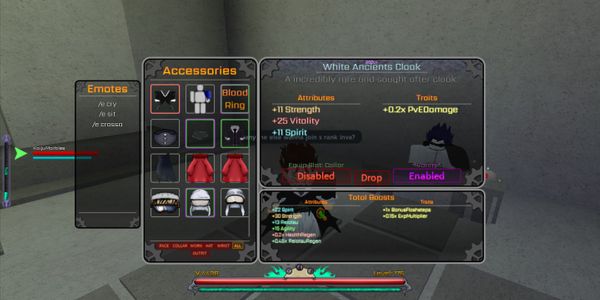 Buy Item White Ancient Cloak Peroxide RBL 2500058 | itemku