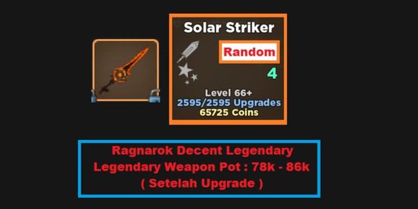 Buy Item Solar Striker - Fabled Legacy Roblox 2504142 | itemku