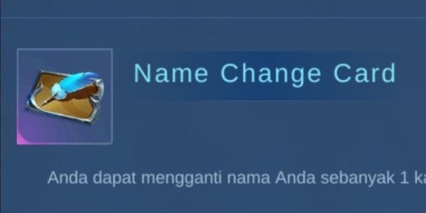 Beli Gift Item (7 Hari) Name Change Card Mobile Legends Terlengkap dan ...