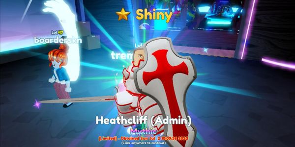 Beli Unit Shiny Heathcliff EVO Anime Adventure Anime Adventures ...