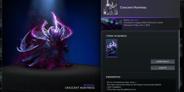 Beli Item Gift Spectre Set Crescent Huntress (CC Collector Collector's Cache 2023) Dota 2 ...