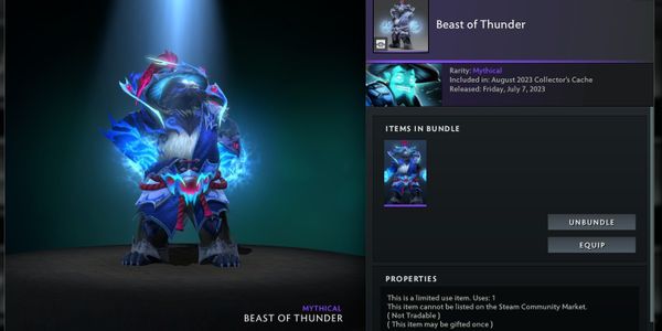 Beli Item Gift Storm Spirit Set Beast of Thunder (CC Collector ...