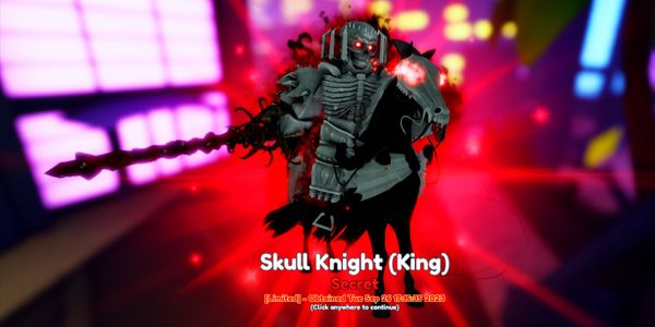 Beli Item Skull Knight (King) Evolved - Anime Adventures | Skull Knight ...
