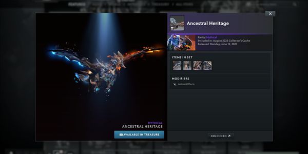 Beli Item Gift Ancestral Heritage (Cache 2023) Jakiro Dota 2 Terlengkap ...