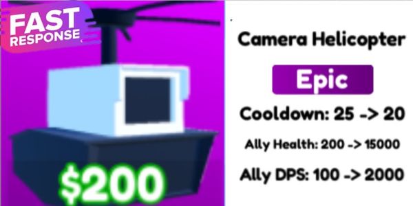 Buy Cameraman Camera Helicopter (Epic) - Toilet Tower Defense Toilet ...