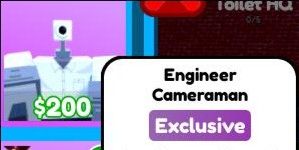 Buy Cameraman Exclusive Engineer Cameraman - Toilet Tower Defense ...