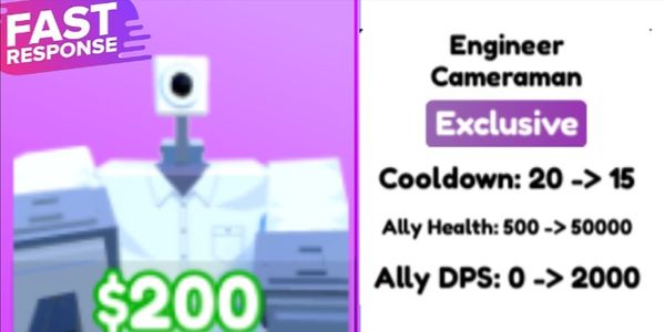 Beli Cameraman Engineer Cameraman (Exclusive) - Toilet Tower Defense ...