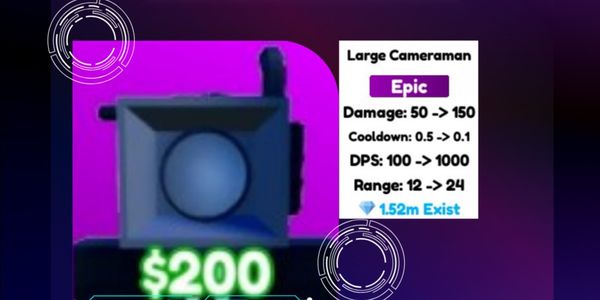 Beli Cameraman Large Cameraman (Epic) -Toilet tower defense Toilet ...