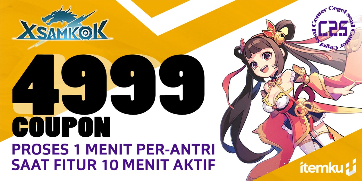 Beli Top Up Login 4999 Coupon X-SAMKOK Terlengkap dan Termurah ...