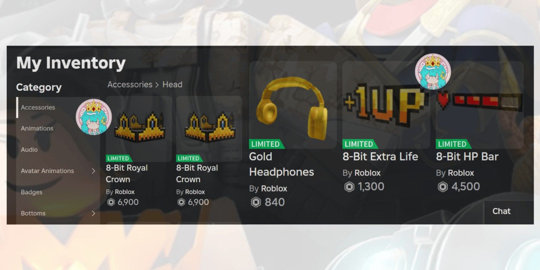 Beli Item Limited Item 8-Bit Extra Life VIP Roblox Terlengkap dan ...