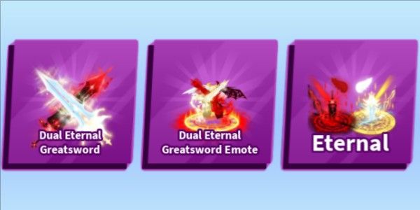 Beli Limited Swords Dual Eternal Greatsword Set (Sword, Emote ...