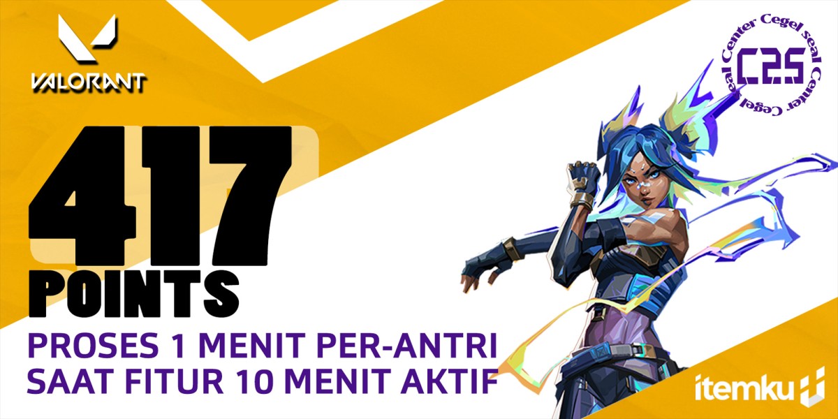 Beli Top Up 417 Points Valorant Terlengkap dan Termurah Februari 2025 ...