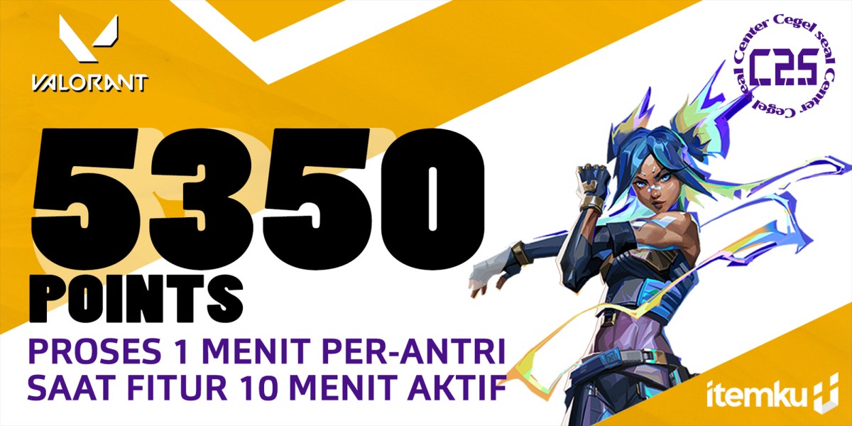 Beli Top Up 5350 Points Valorant Terlengkap dan Termurah Februari 2025 ...