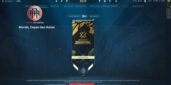 Beli Akun Akun Valorant Rank Platinum 1 Skin Phantom Valorant ...
