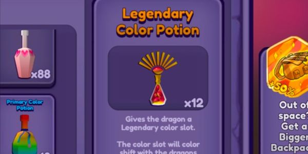 Beli Item Legendary Color Potion Dragon Adventures Roblox Terlengkap ...
