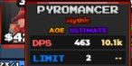 Beli Tower Pyromancer Mytic Unit | Pixel Tower Defense Pixel Tower ...