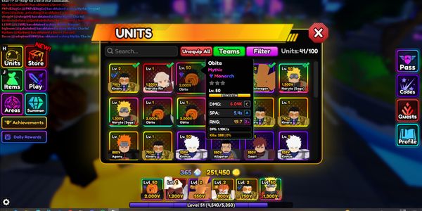 Buy Account OBITO MONARCH GG ANIME VANGUARD ACCOUNT Anime Vanguards ...