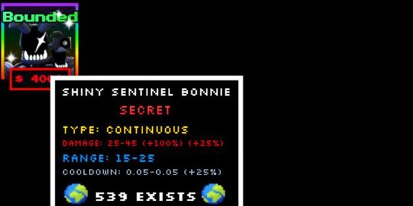 Buy Tower Shiny Sentinel Bonnie (Secret) - Five Nights TD Five Night ...