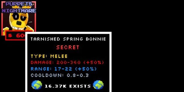 Buy Tower Tarnished Spring Bonnie (Secret) - Five Nights TD Five Night ...