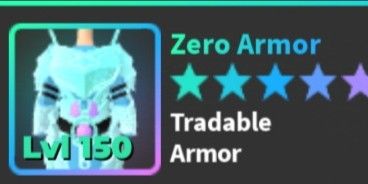 Buy Item Zero Armor // World Zero RBL 3014924 | itemku