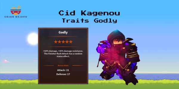 Buy Traits Cid Kagenou Godly Traits | A Universal Time A Universal Time 3015843 | itemku
