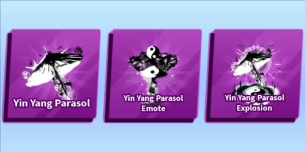 Buy Limited Swords Yin Yang Parasol Set (Sword, Emote, Explosion) Blade ...