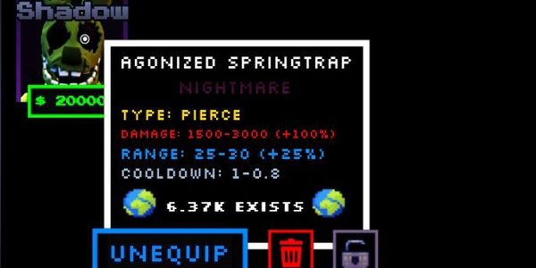 Buy Tower Agonized Springtrap (Nightmare) Five Nights TD Five Night ...