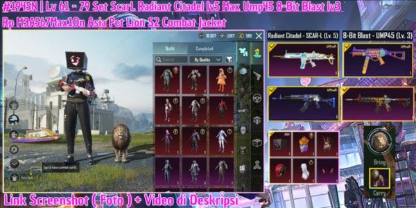 Buy Account Akun Sultan SCAR-L Lv 5 Max + Ump45 8-Bit Blast Lv 3 . Rp M 3 A 5 6 7 Max A 1On ...