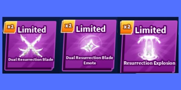 Buy Limited Swords Dual Resurrection Blade Set (Sword, Emote, Explosion ...