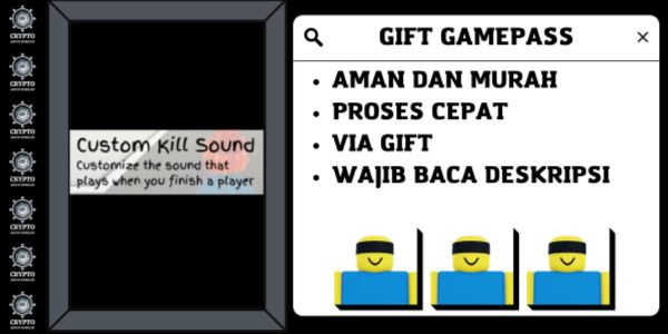 Buy Gamepass Custom Kill Sound Jujutsu Shenanigans Roblox 3020461 | itemku