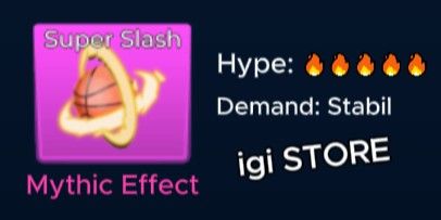 Buy Item Basketball Legends - Super Slash - Mythic Effect Roblox ...