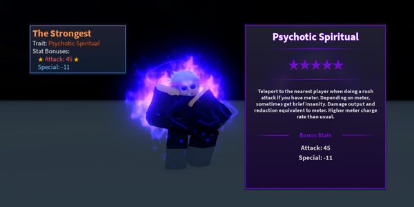 Beli Traits Hex/Hexed Spiritual Satoru Gojo (The Strongest) - A Universal Time (AUT) A Universal ...