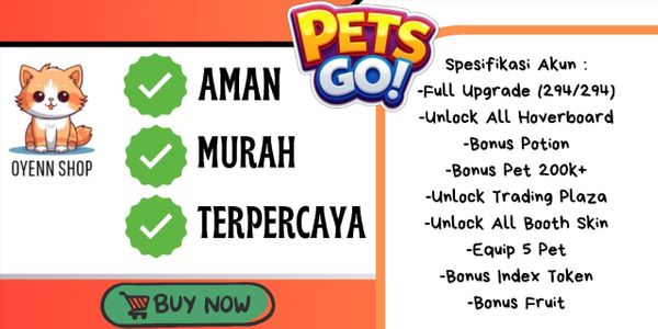 Buy Account Akun Full Upgrade | PETS GO! PETS GO! 3021311 | itemku