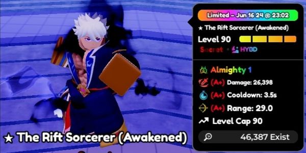 Buy Unit The Rift Sorcerer (Awakened) "Gojo" (Almighty) Good Stats ...