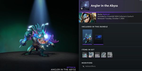 Buy Item Gift Angler in the Abyss (Slark Set) Collector Cache 2024 Dota ...
