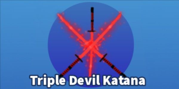 Beli Limited Swords Triple Devil Katana Blade Ball Blade Ball Roblox Terlengkap dan Termurah ...