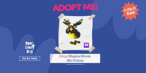 Beli Pet Mega Magma Moose (No Potion) Adopt Me Adopt Me Roblox Trading ...